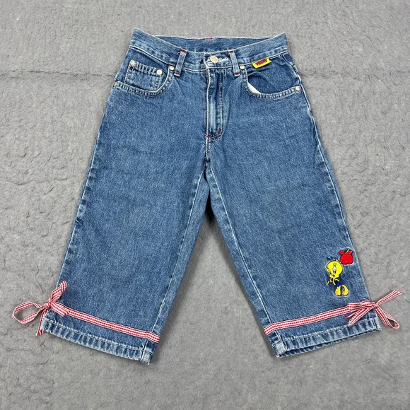 Looney Tunes Mania | Bottoms | Vtg 998 Looney Tunes Girls Youth 8 Blue ...